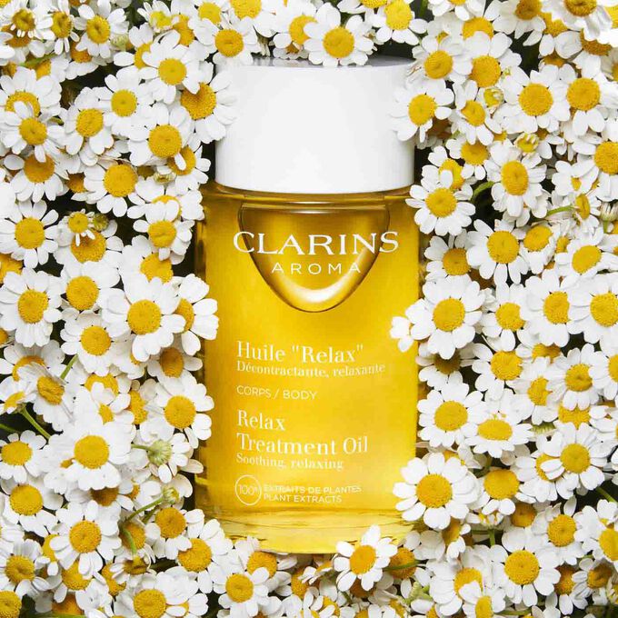 Relax Body Treatment Oil, Muscle Soothing Body Oil | CLARINS®